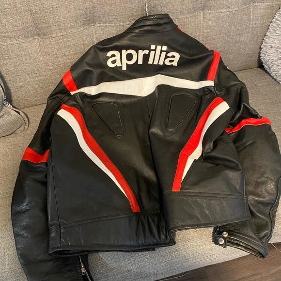 Jackets & Coats | Aprilia Motorcycle Leather Racing Jacket | Poshmark